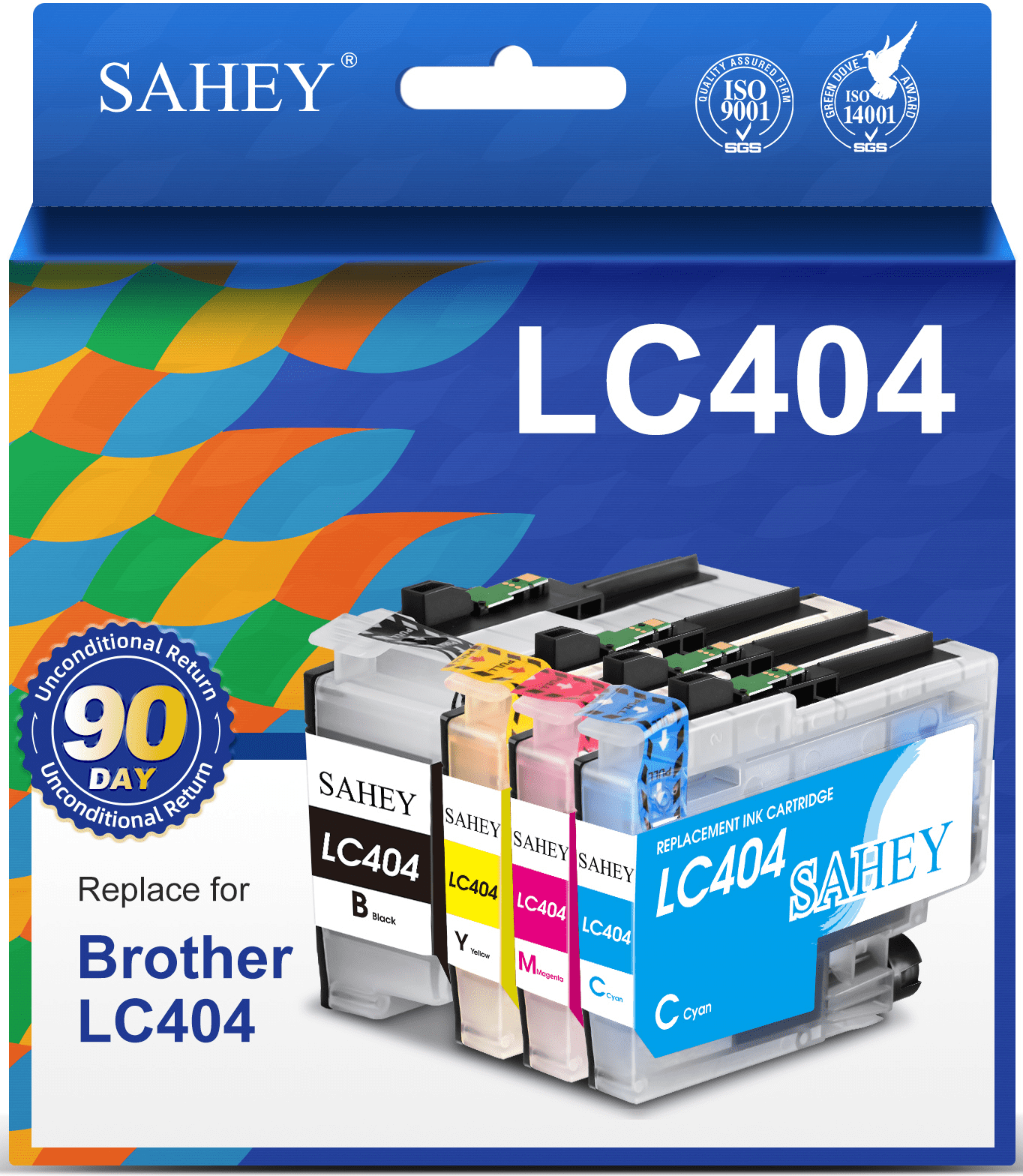 SAHEY LC404 Ink Cartridge for Brother MFC-J1205W XL, MFC-J1215W ...