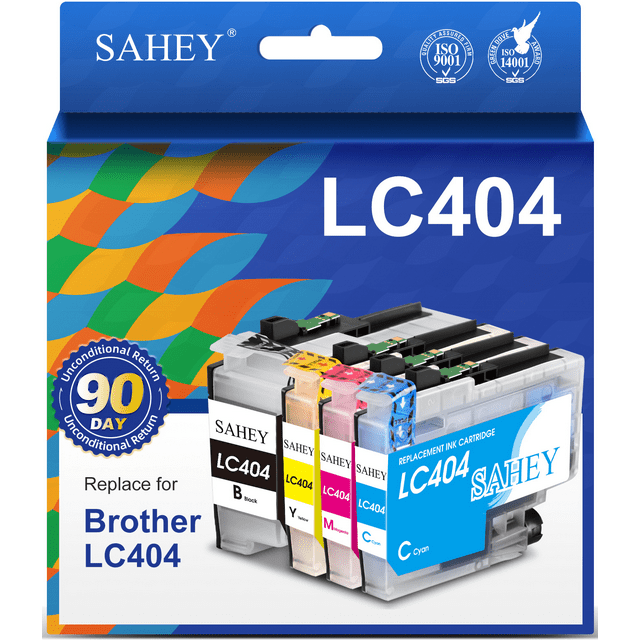 SAHEY LC404 Ink Cartridge for Brother MFC-J1205W XL, MFC-J1215W ...