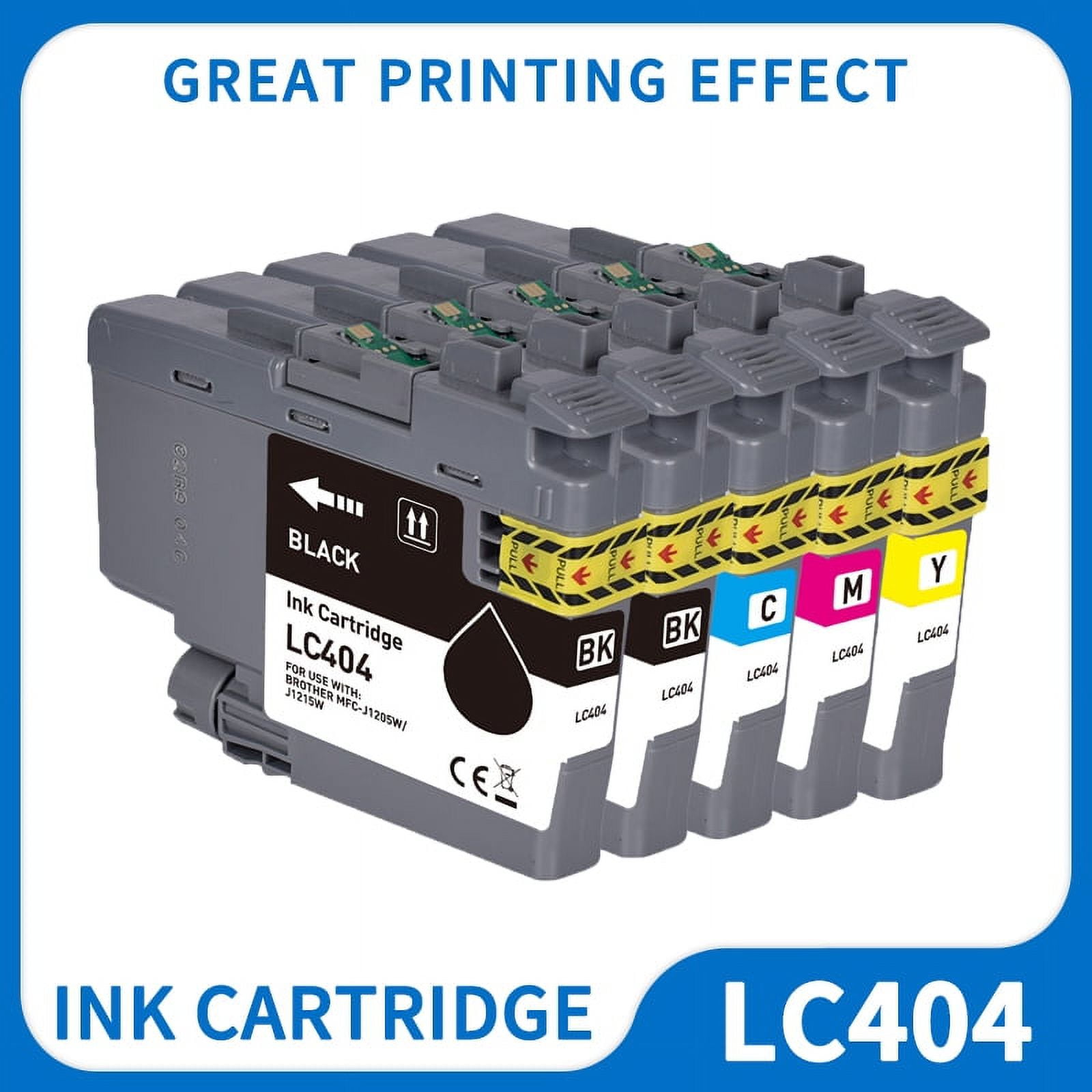 LC404 Ink Cartridge for Brother LC404 LC-404 with MFC-J1205W MFC-J1215W ...