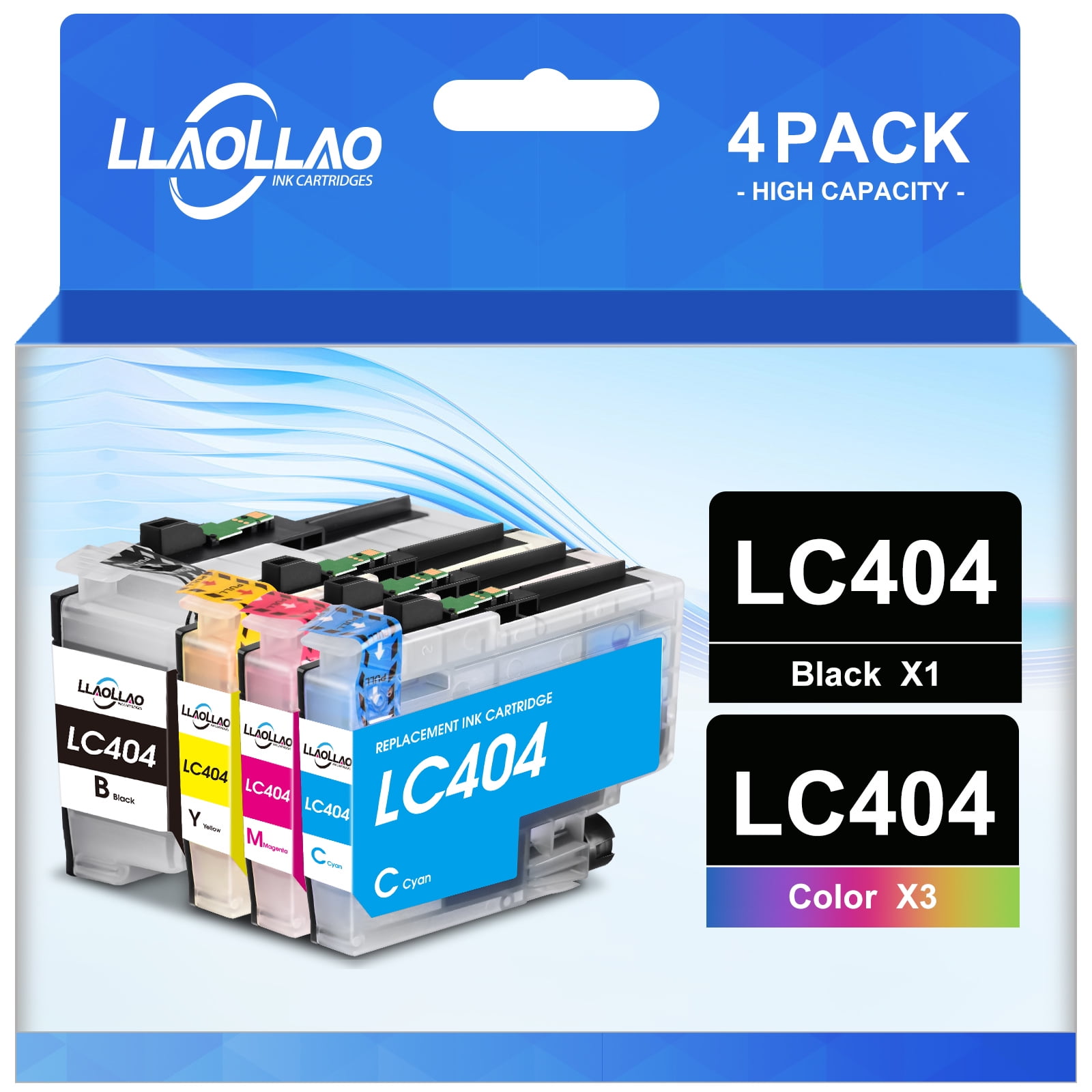 LC404 Ink Cartridge for Brother LC404 ink for High Yield Brother MFC ...