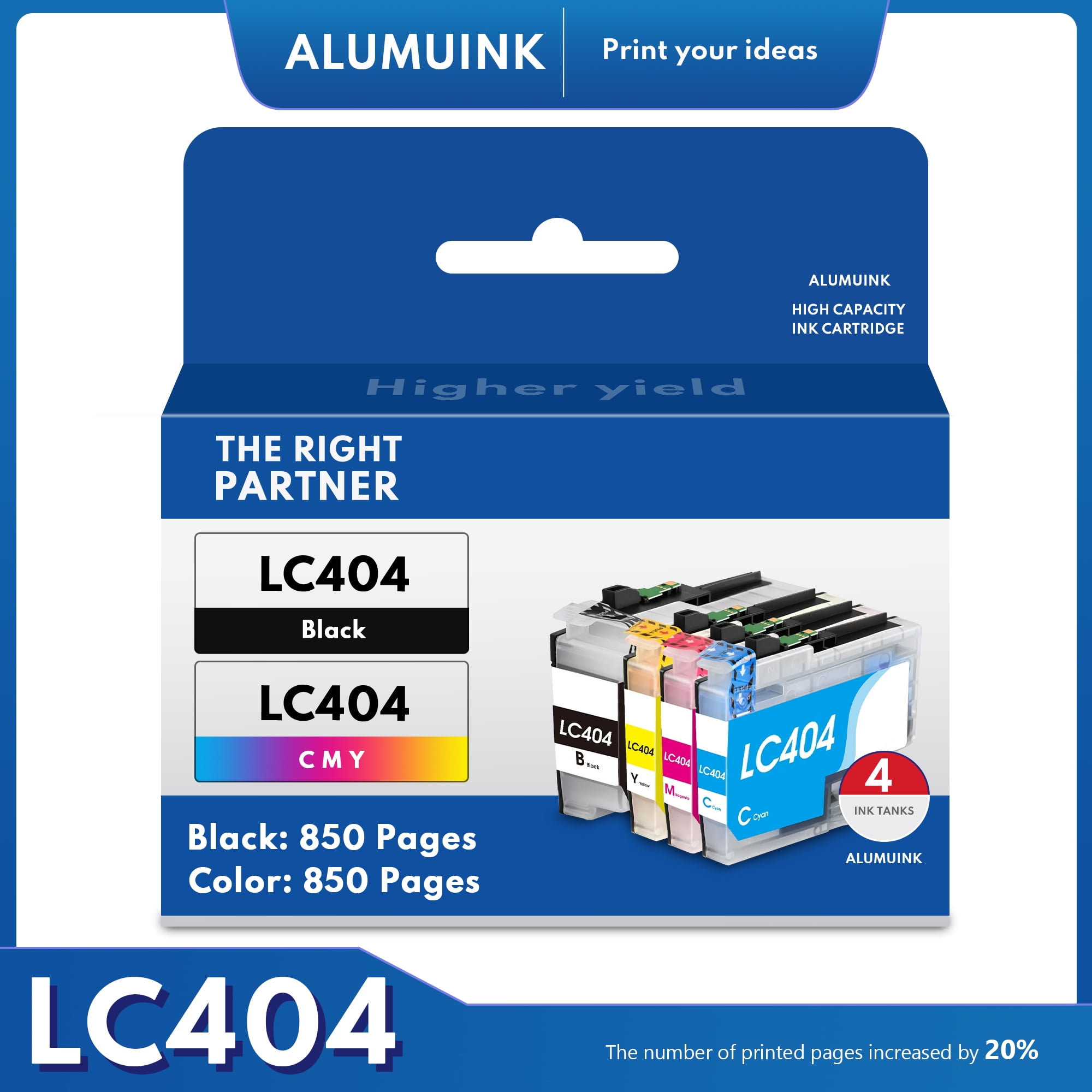 LC404 Ink Cartridges Replacement for Brother LC404 Ink Cartridges for ...