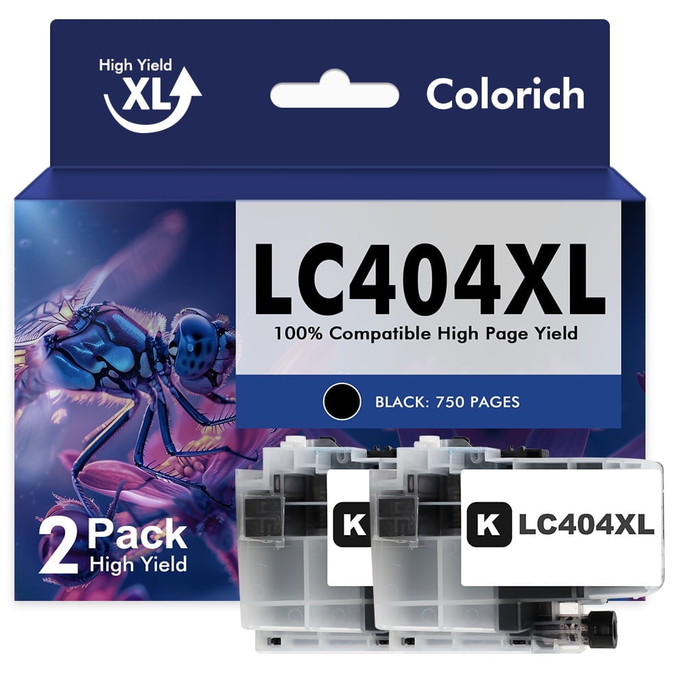 LC404 LC404XL MFC-J1205DW Ink Cartridges for Brother Printer 404XL LC ...