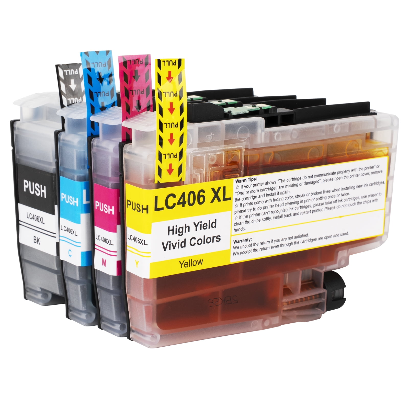 LC406 LC406XL for LC406 XL Brother Ink Cartridges for Brother MFC ...