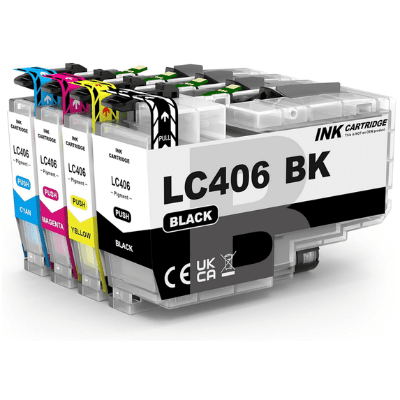 LC406 LC406XL for LC406 XL Brother Ink Cartridges for Brother MFC ...