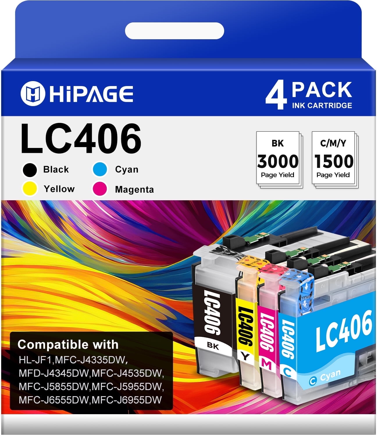 LC406 for LC406 Brother Ink for Brother LC406 for MFC-J4335DW MFC ...
