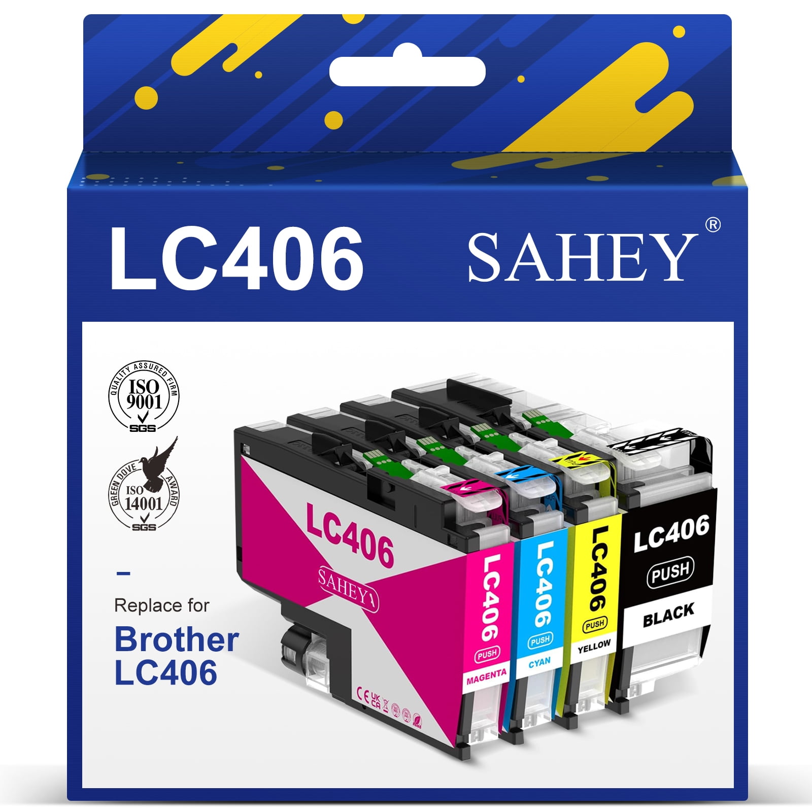 LC406XL Ink Cartridges LC406 LC406 XL High Yield Ink Cartridges ...