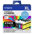 LC406XL Ink Cartridges 4 Pack for MFC-J4335DW J5855DW + more - Walmart.com
