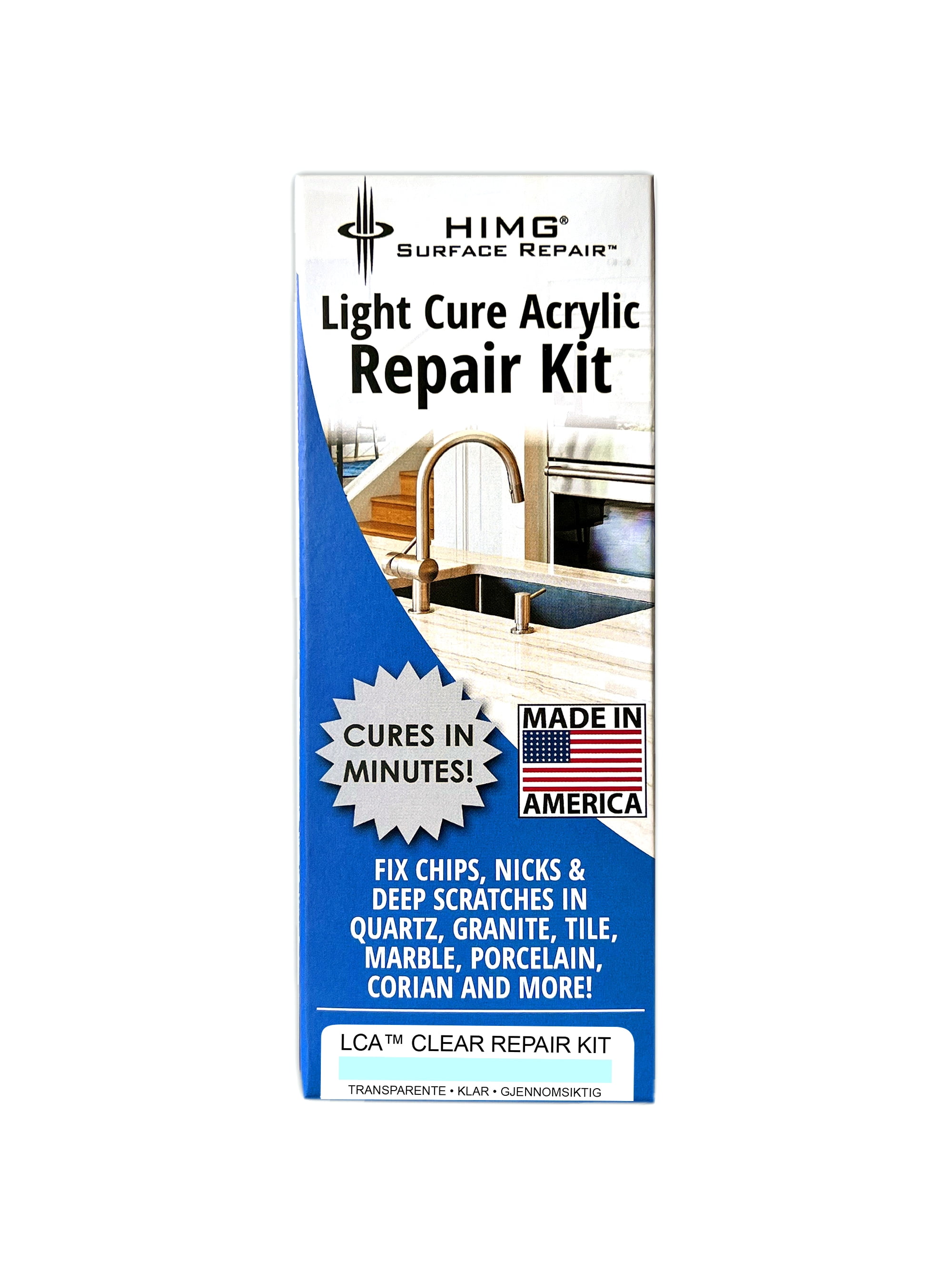 LCA(TM) Clear DIY Surface Repair Kit for Granite, Marble, Porcelain ...