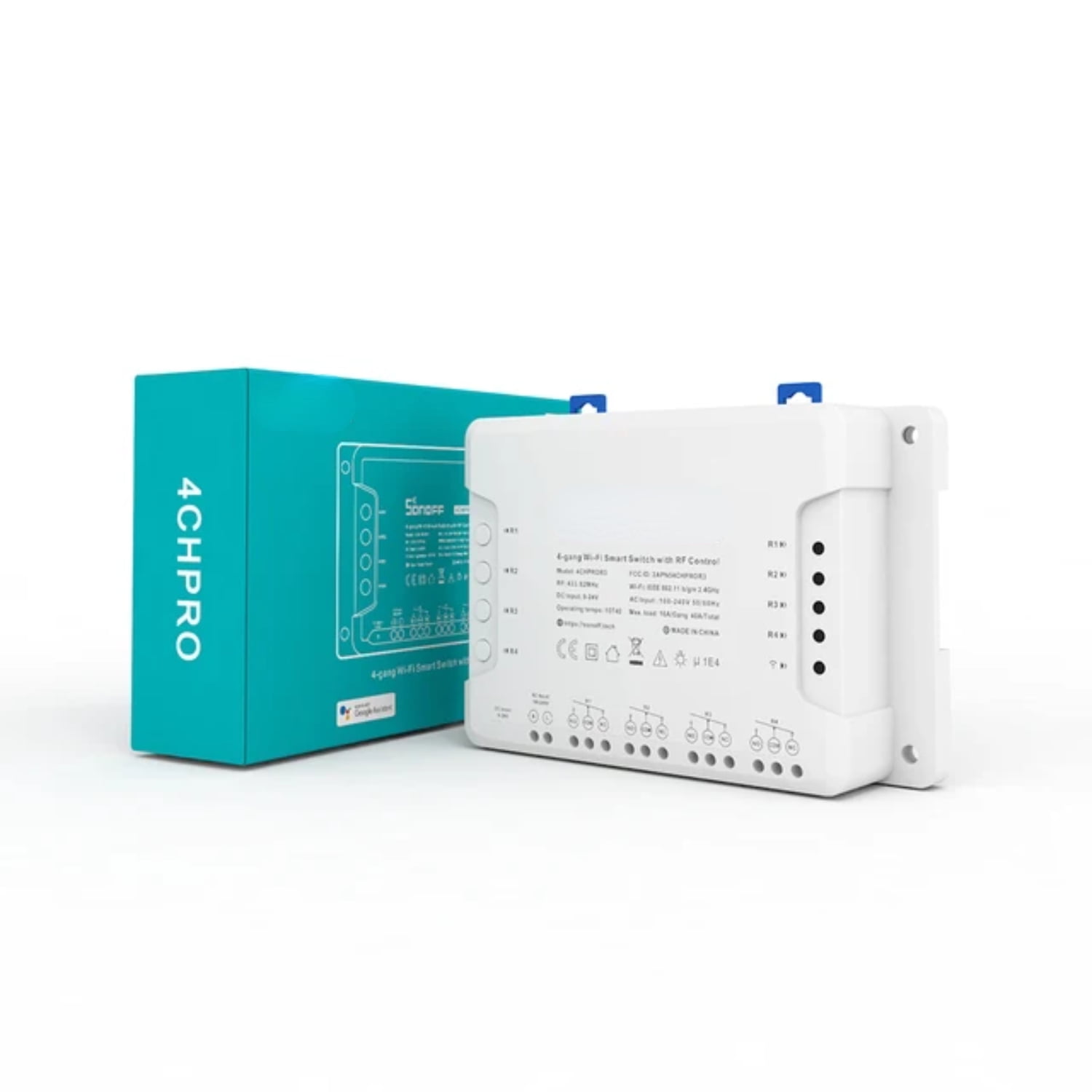 LCACAJZ 4CHR3/4CHPOR3 10A/Gang Wifi Smart Switch 4 Gang Four Channel ...