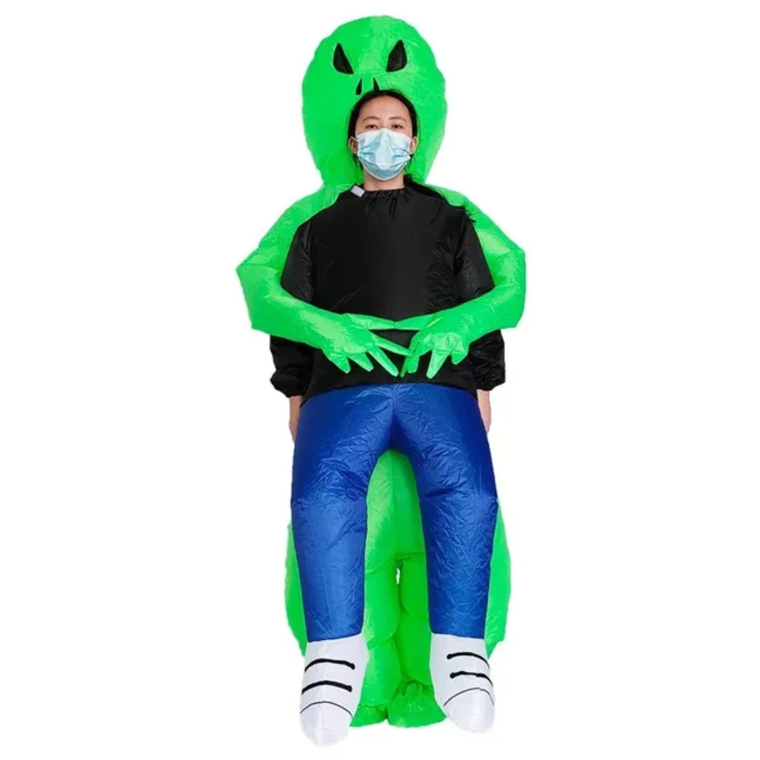 LCACAJZ Alien Halloween Inflatable Costumes Alien Kidnapping Inflatable ...