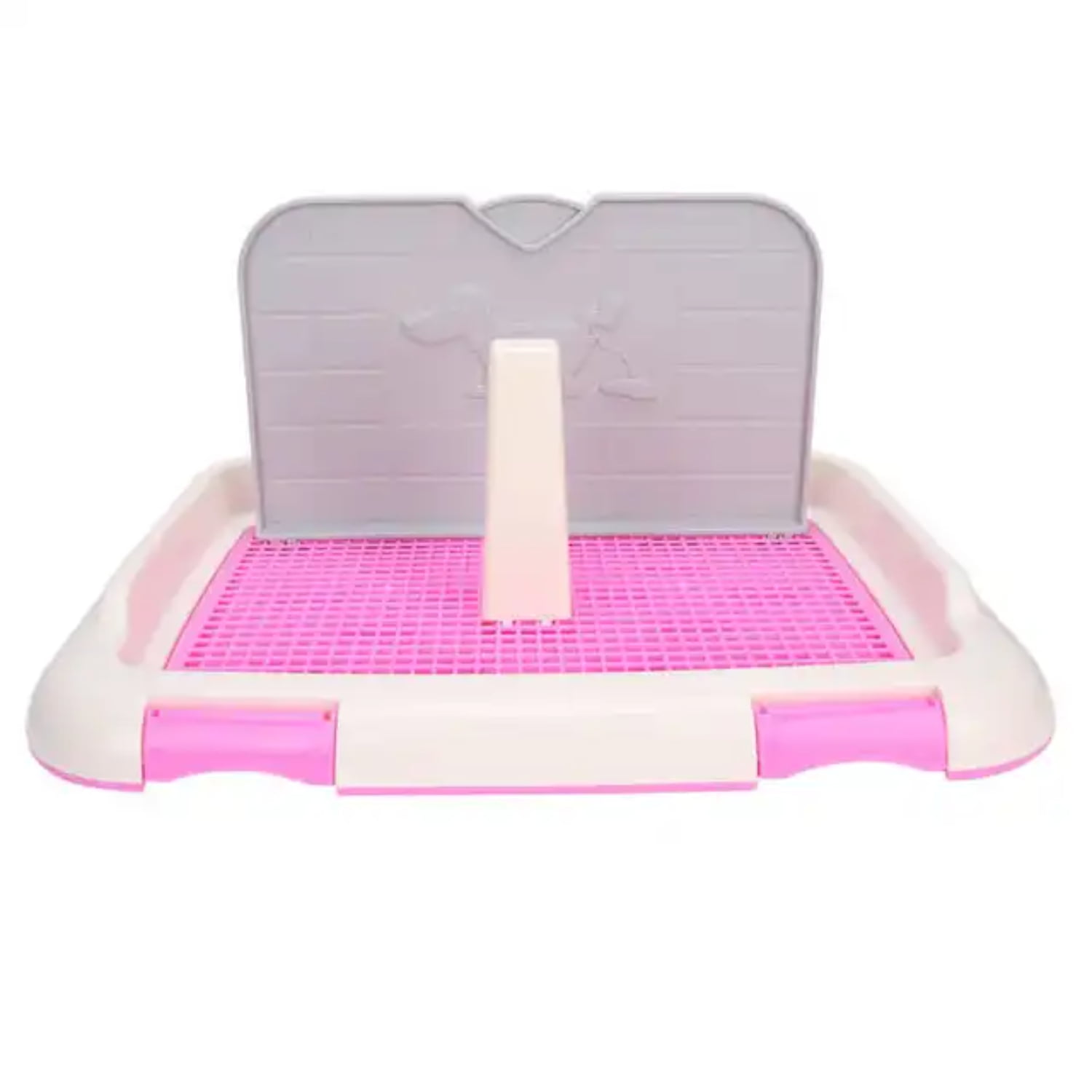 LCACAJZ Potty Tray for Small Dogs Under 15 Pounds with Simulated Wall ...