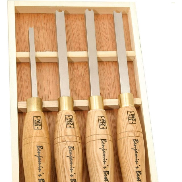 LCBEAD4 Lathe Woodturning 4pc Bead Cutting HSS Chisel Set - Walmart.com