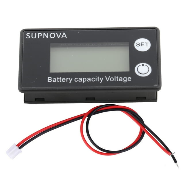 LCD 12V Battery Capacity Indicator Tester Lithium Battery Universal ...