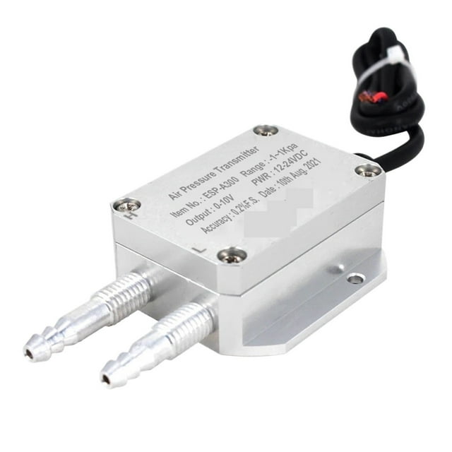 LCD Air Pressure Sensor Digital Wind Differential Pressure Transmitter,4-20mA Out Sensor -50-0 ...