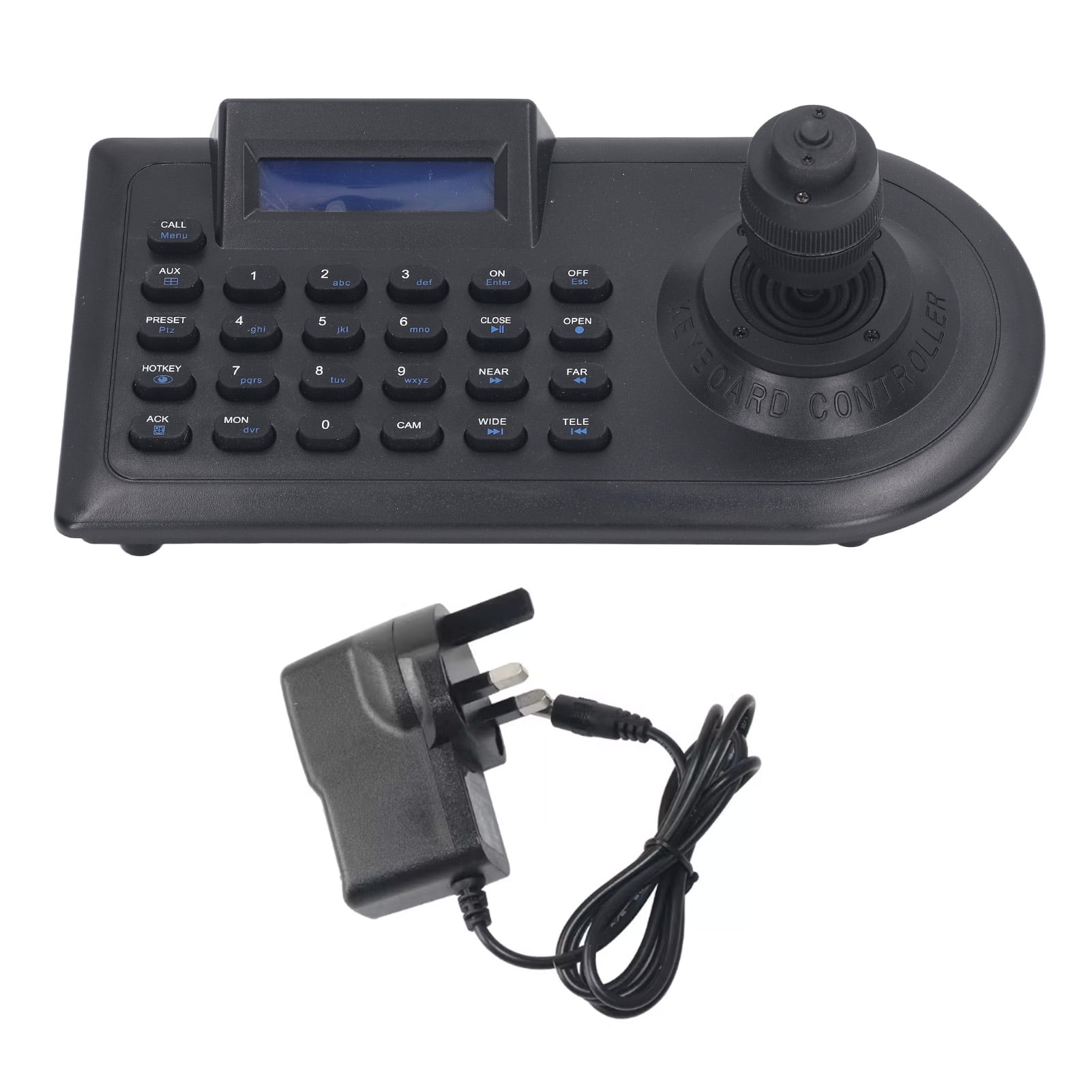 LCD Analog PTZ Camera Keyboard with 4D Joystick PTZ Speed Dome Camera ...