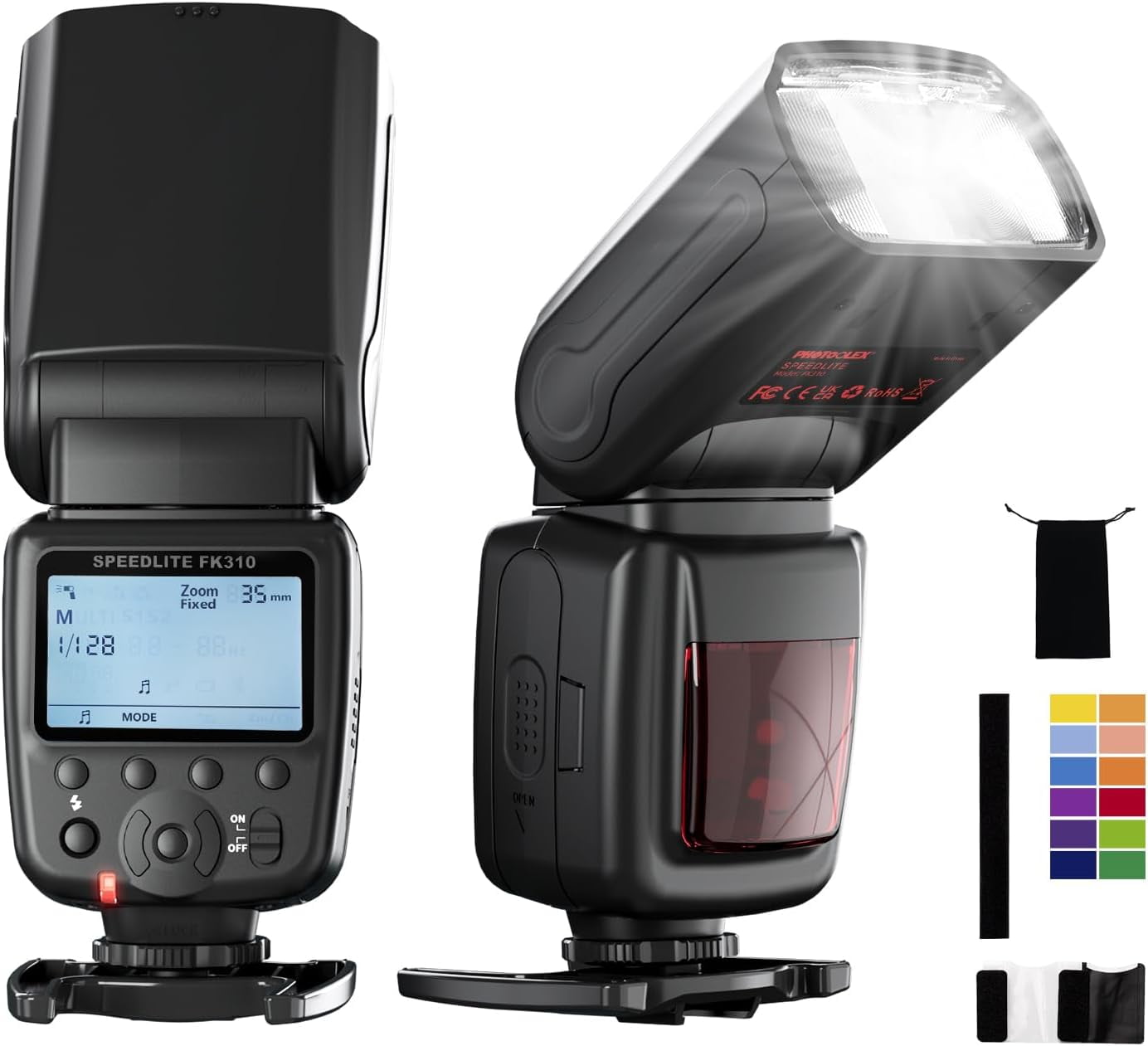 LCD Camera Flash Speedlite for Panasonic Olympus Sigma Leica and Other ...