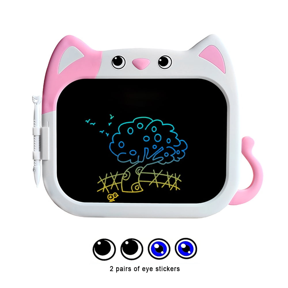 LCD Cartoon Cat Drawing Tablet Splash-Proof 10-inch Drawing Pad ...