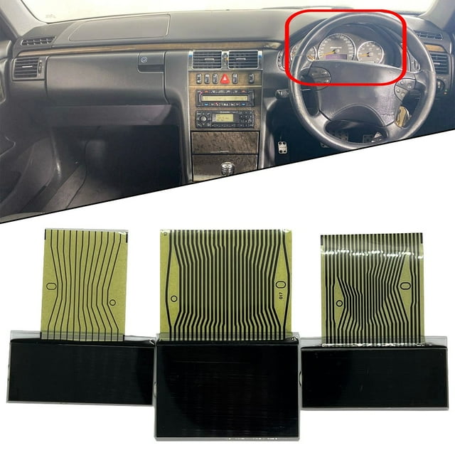 LCD Dashboard Instrument Cluster Display for Luxury Vehicles 1998-2002 ...