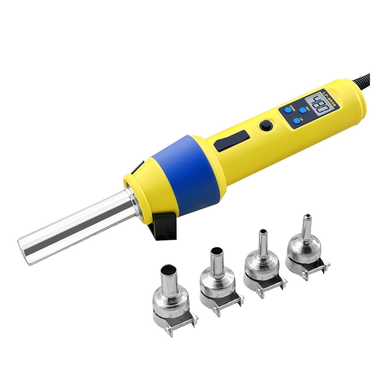 LCD Digital Heat Hot Air Gun Desoldering Soldering Station Temperature ...