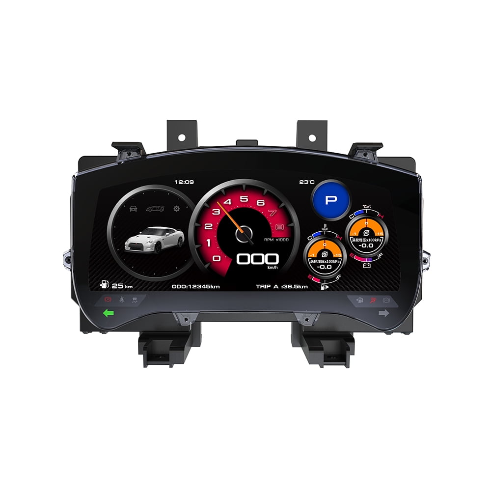 LCD Digital Instrument Cluster for Nissan GTR r35 2008-2015,Cockpit Car ...