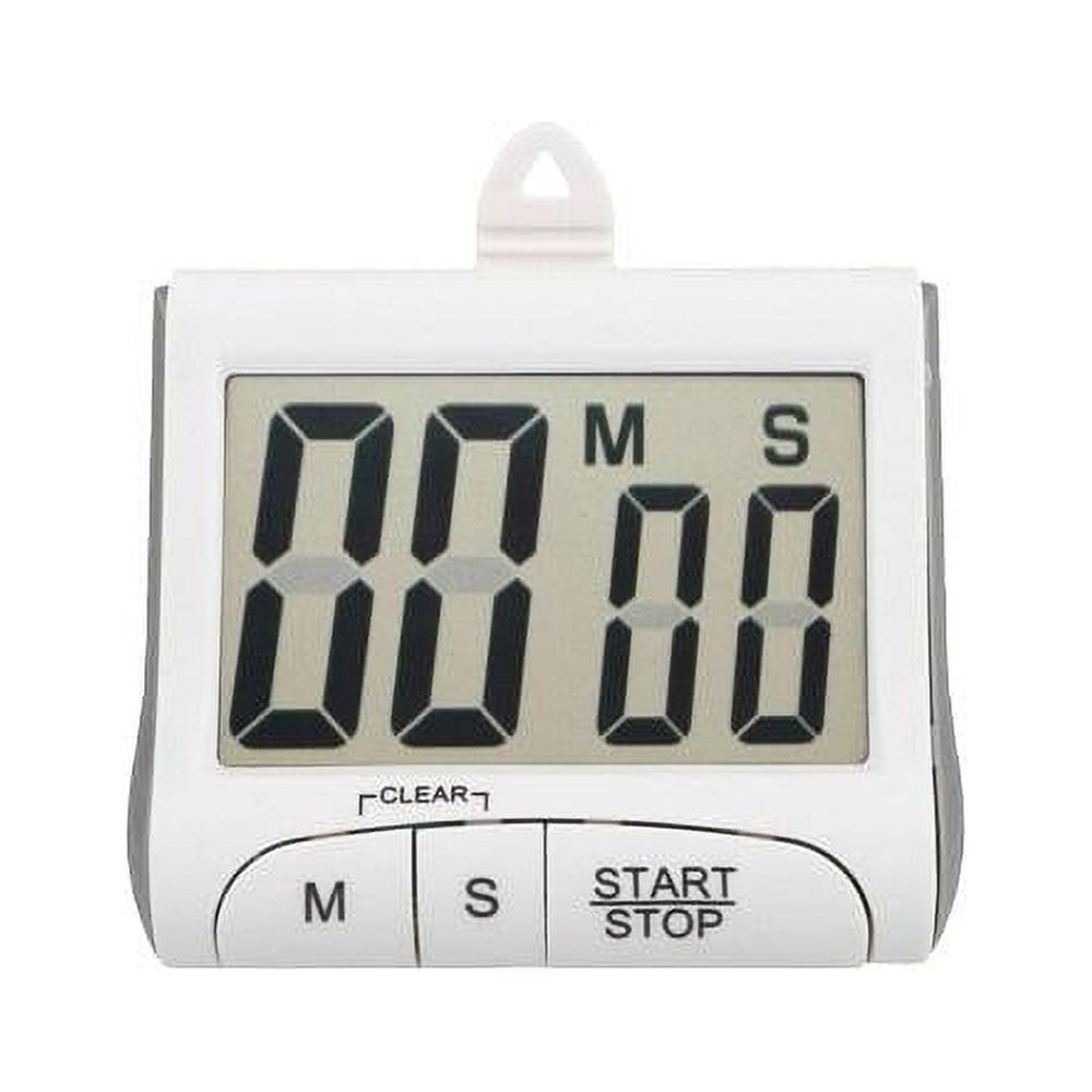 LCD Digital Large Kitchen Cooking Timer Count-Down Up Clock Loud Alarm ...