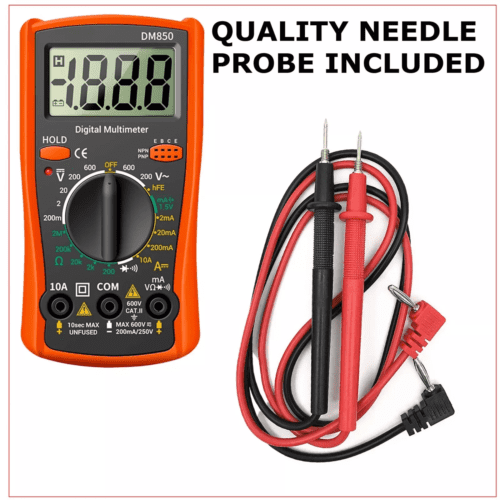 LCD Digital Multimeter Voltmeter Ammeter Ohmmeter Volt AC DC Tester ...