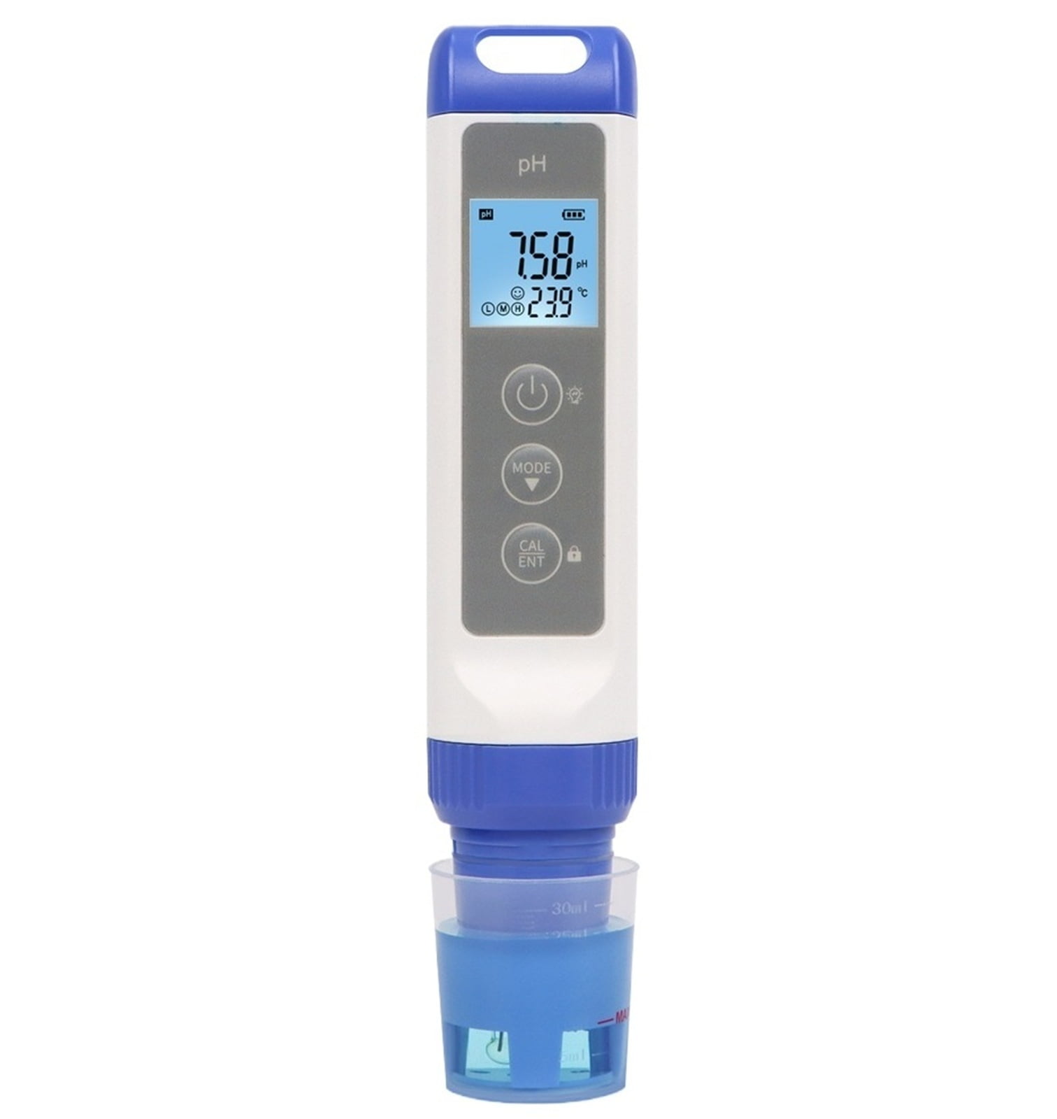 LCD Digital PH Meter -2~16pH Test Pen Waterproof Water Quality Detector ...
