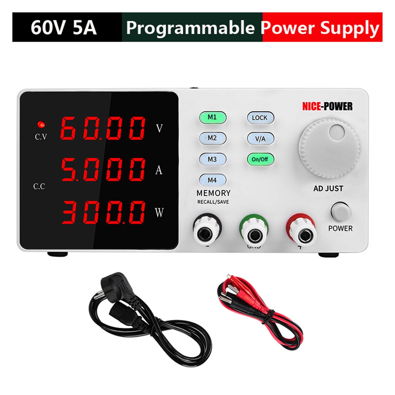 LCD Digital Switching DC Power Supply Voltage Regulators Lab Repair ...