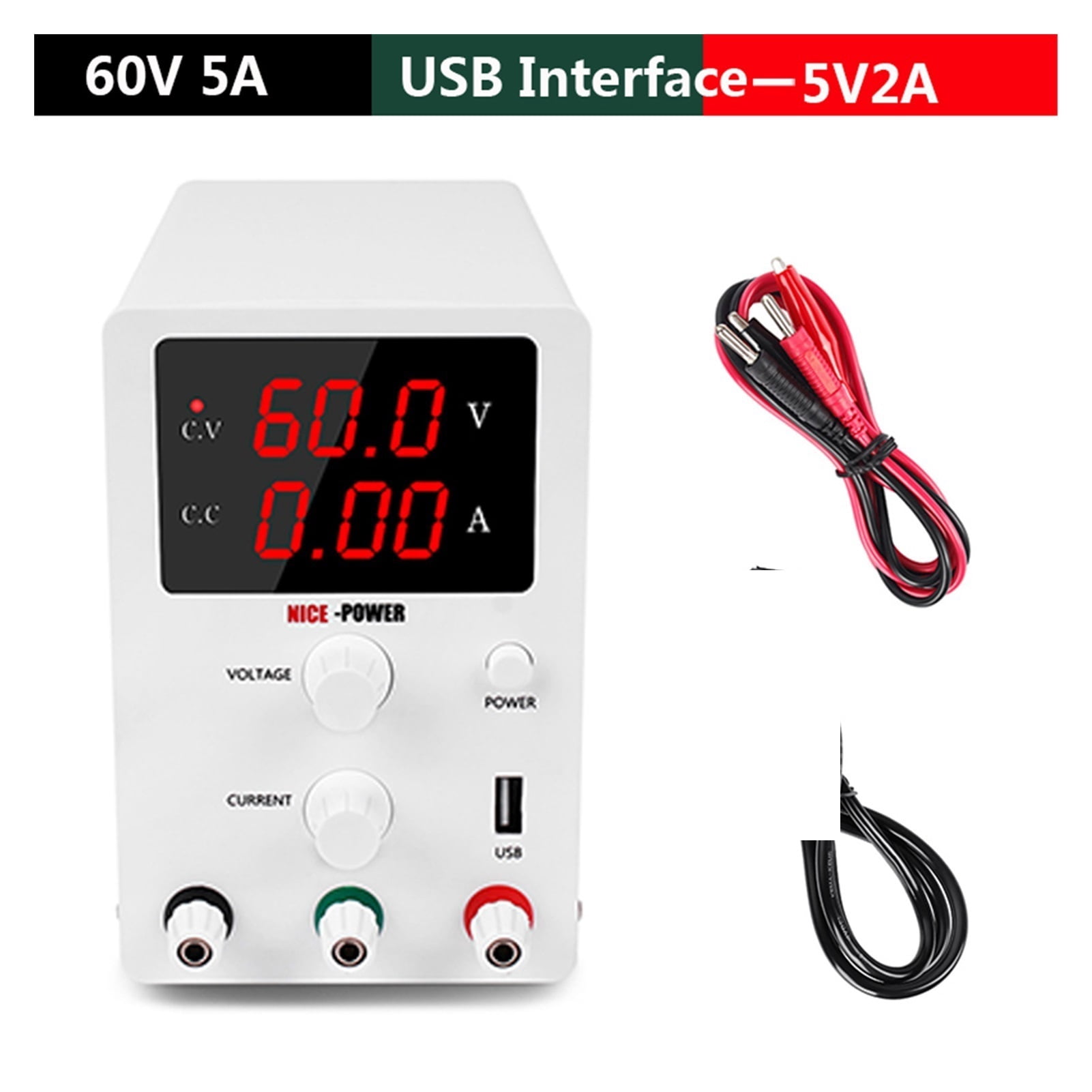 LCD Digital Switching DC Power Supply Voltage Regulators Lab Repair ...
