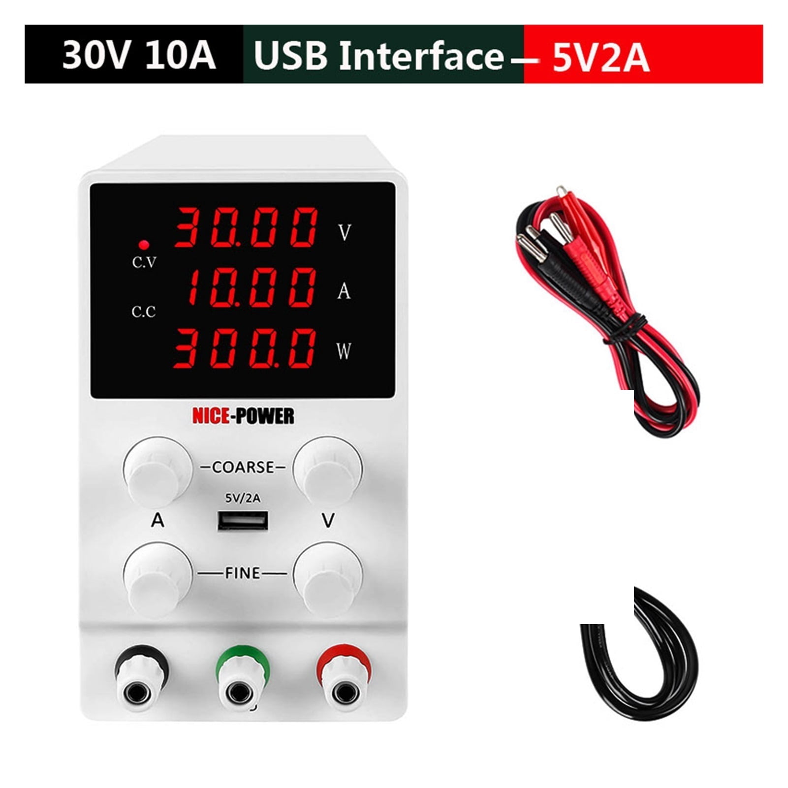 LCD Digital Switching DC Power Supply Voltage Regulators Lab Repair ...