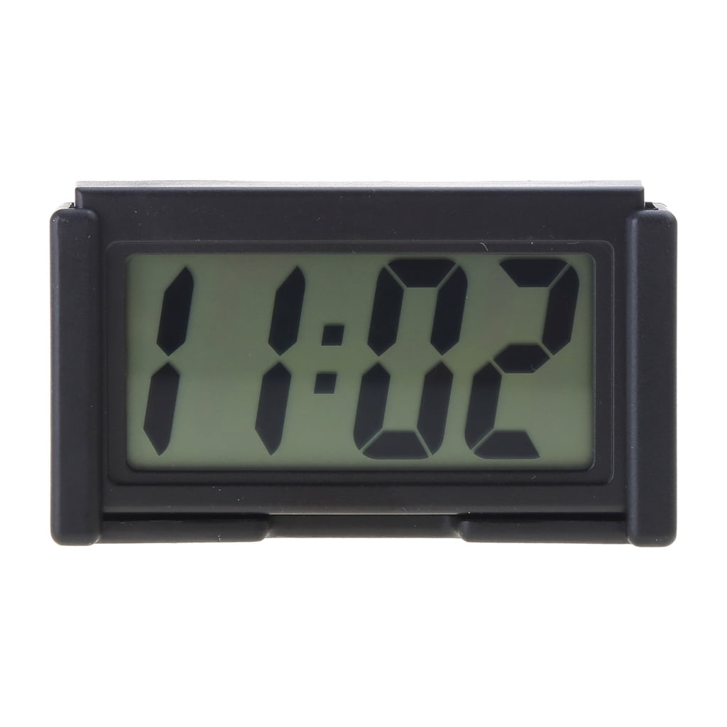 LCD Digital Table Car Dashboard Desk Electronic Clock Date for Time ...