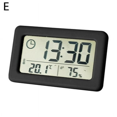 Outdoor Thermometer Digital Wall Clock Humidity Meters Thermometer for ...