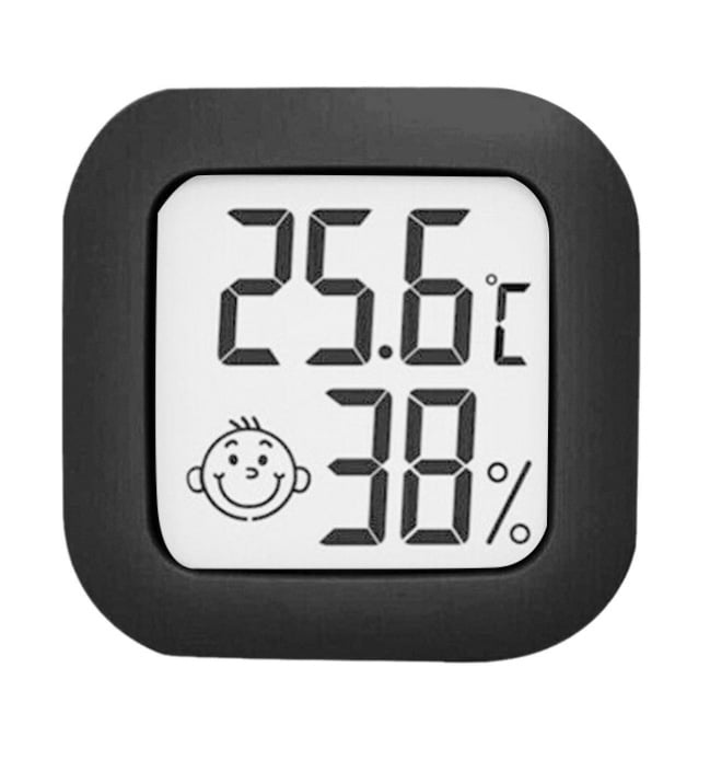 LCD Digital Thermometer Hygrometer Indoor Room Electronic Temperature ...