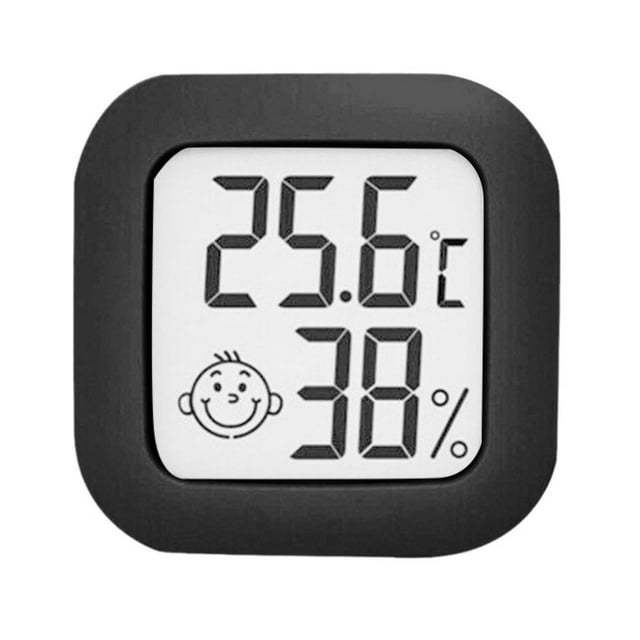 LCD Digital Thermometer Hygrometer Indoor Room Electronic Temperature ...