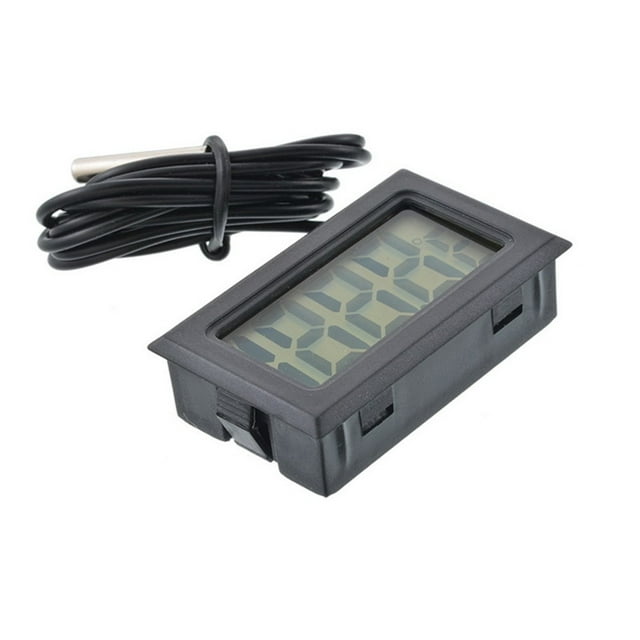 LCD Digital Thermometer Hygrometer Probe with 1 Meter Long Molded Case ...