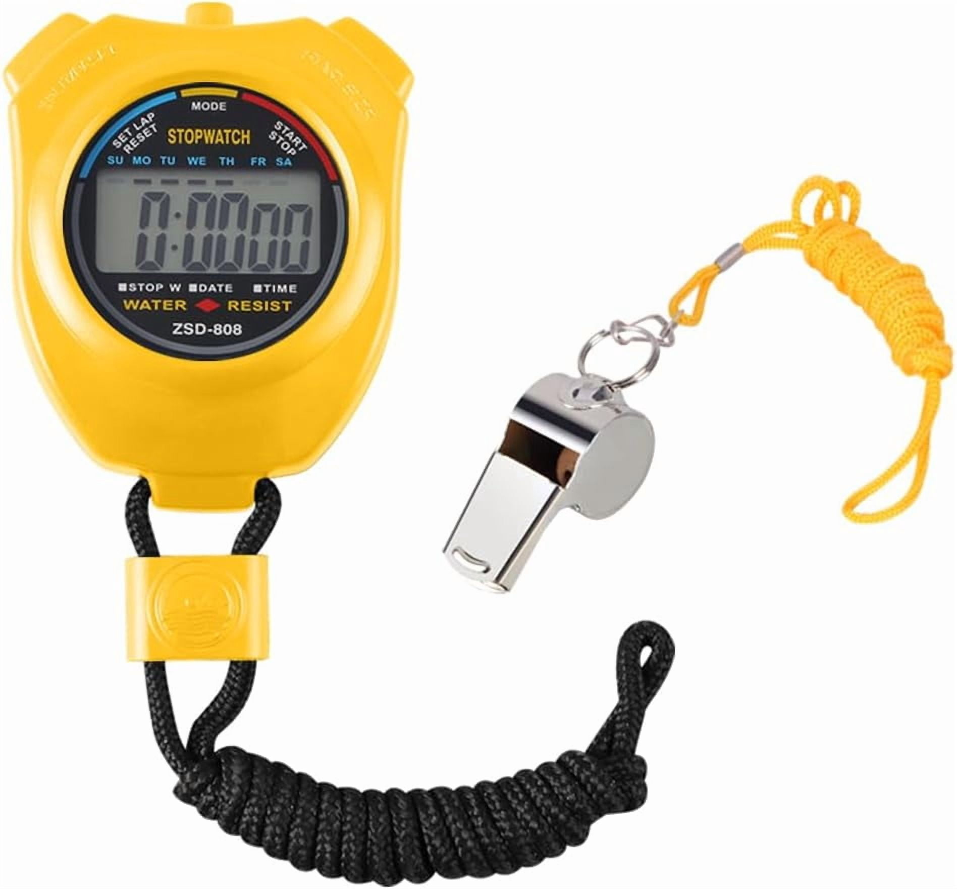 LCD Digital Timeke,Sports Counter/Stopwatch Timer Portable with ...