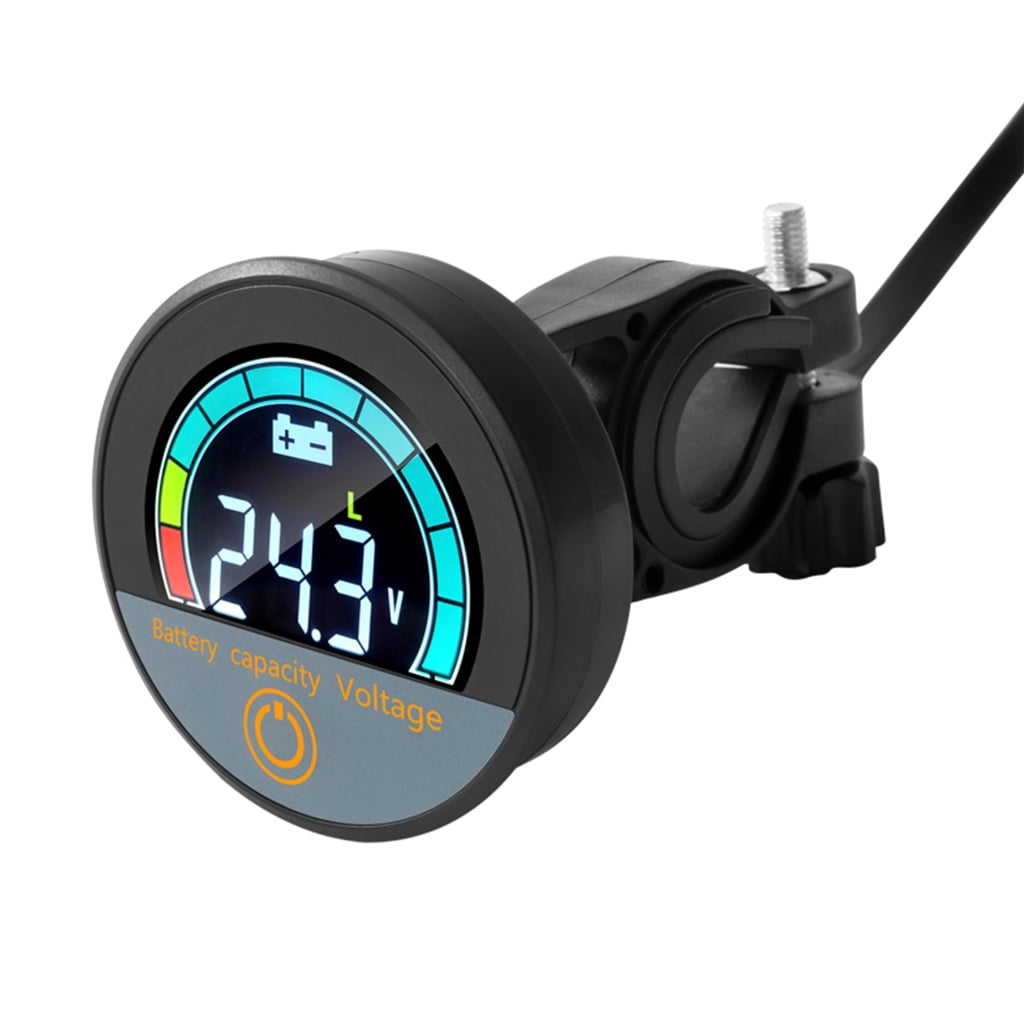 LCD Digital Voltmeter DC7-100V Two Wire Voltage Meter Universal Battery ...