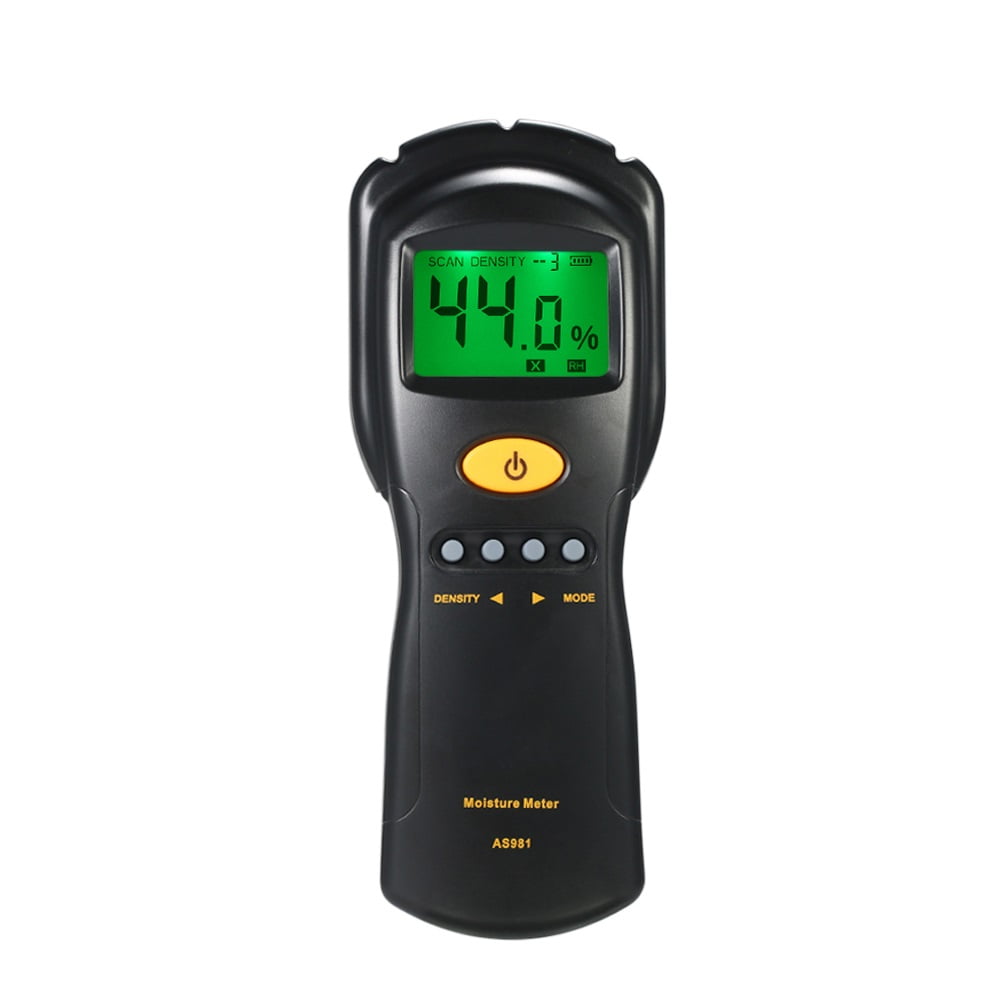 LCD Digital Wood Moisture Meter Mini Lumber Damp Meter Moisture Content ...
