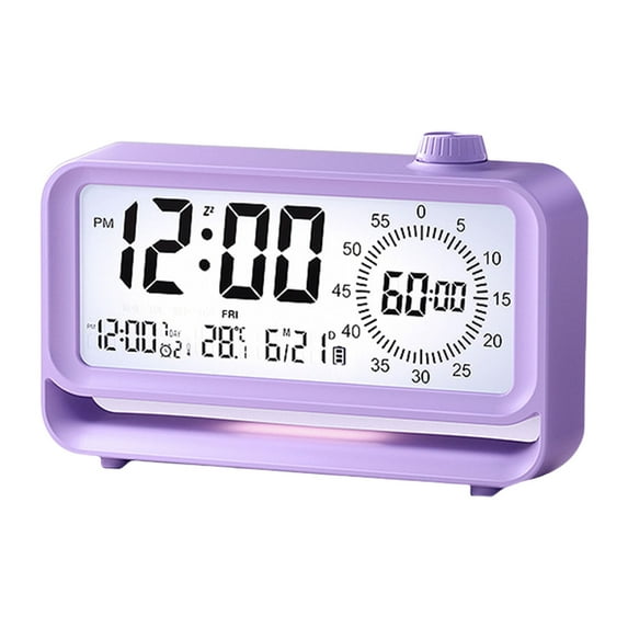 LCD Display Children Alarm Clock with 60 Minutes Visual Timers ...
