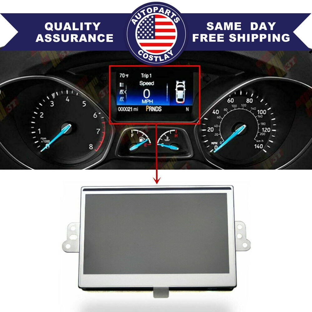 LCD Display Color Screen For Ford Focus Escape Speedometer Cluster ...