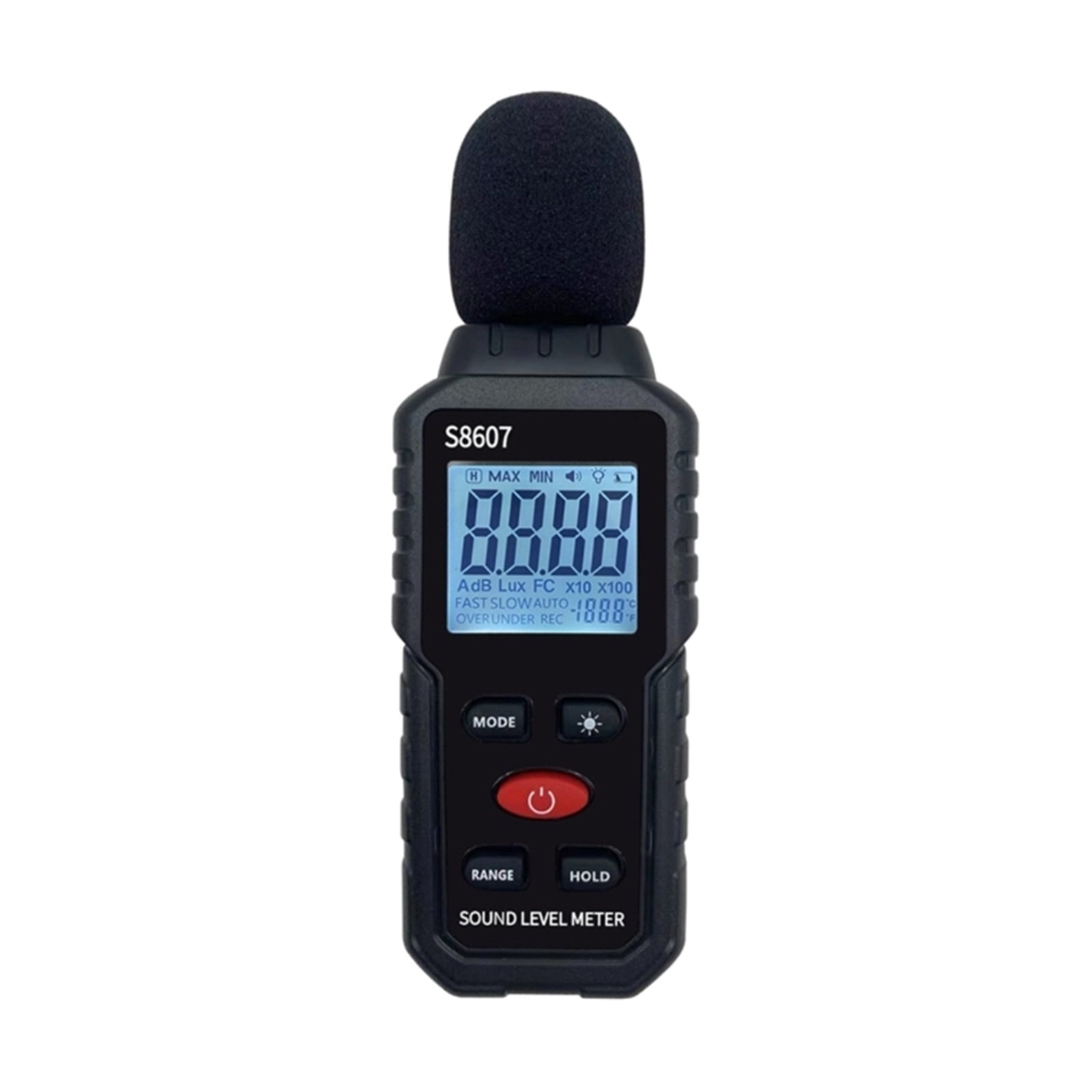 LCD-Display Decibel Meter Sound Level Reader 30-130dB Noise Meter ...