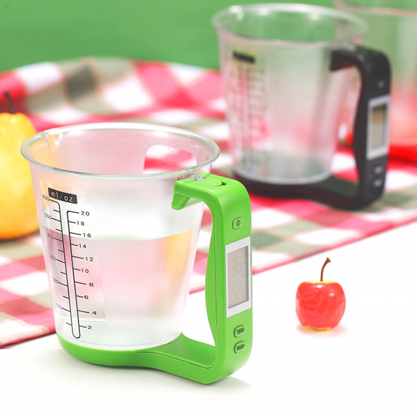 LCD Display Digital Measuring Cup Electronic Measuring Cup 500g 0.1g Electronic Platform Scale ...