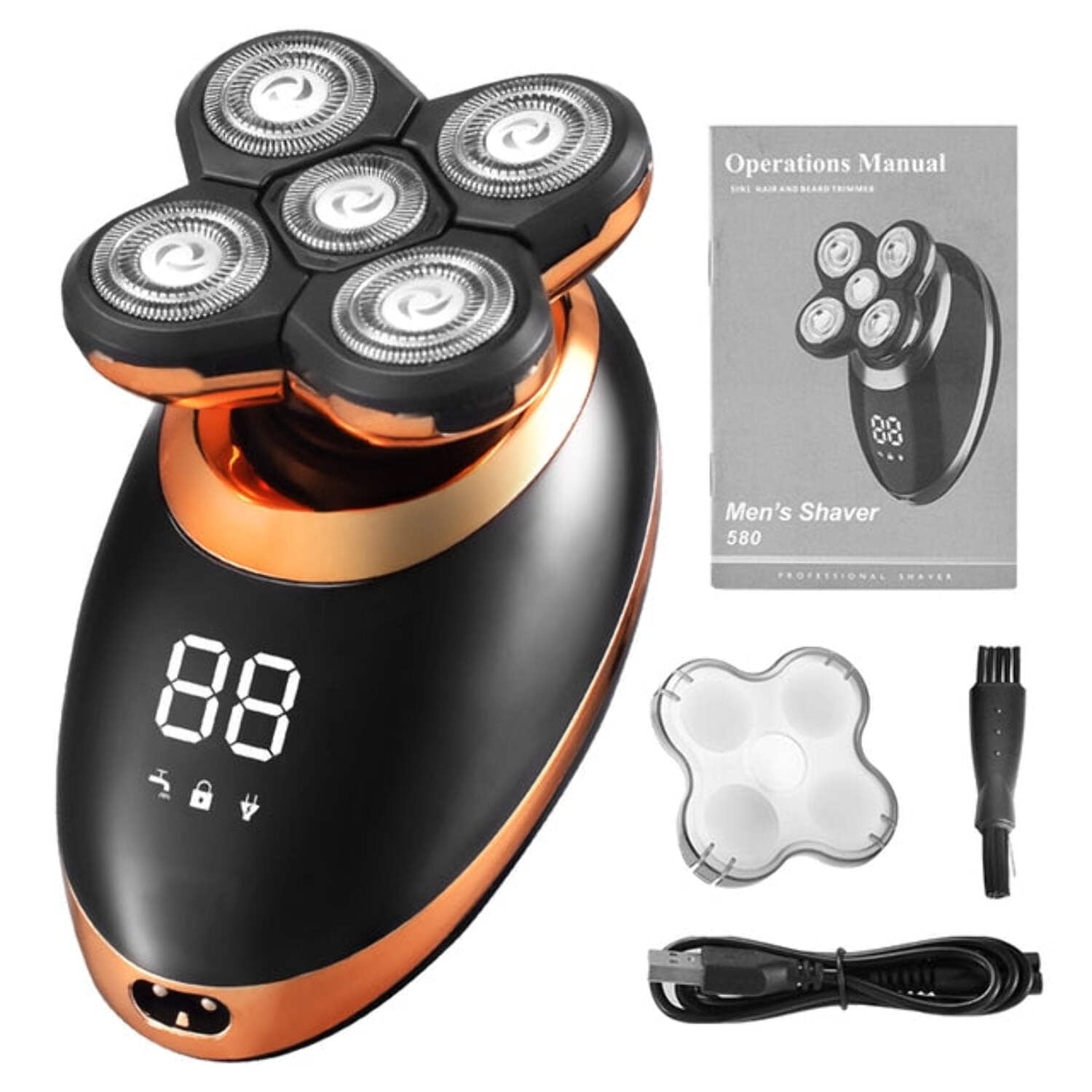 LCD Display Electric Shaver - Walmart.com
