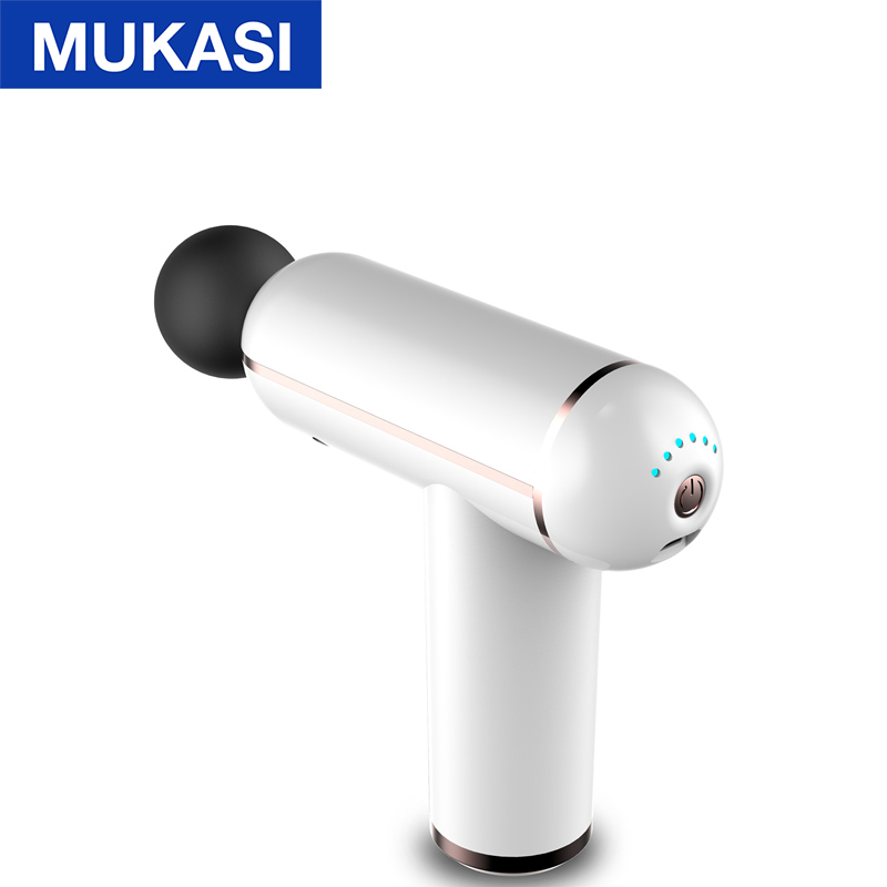 LCD Display Massage Gun Deep Muscle Relaxation Professional Fascia Gun ...
