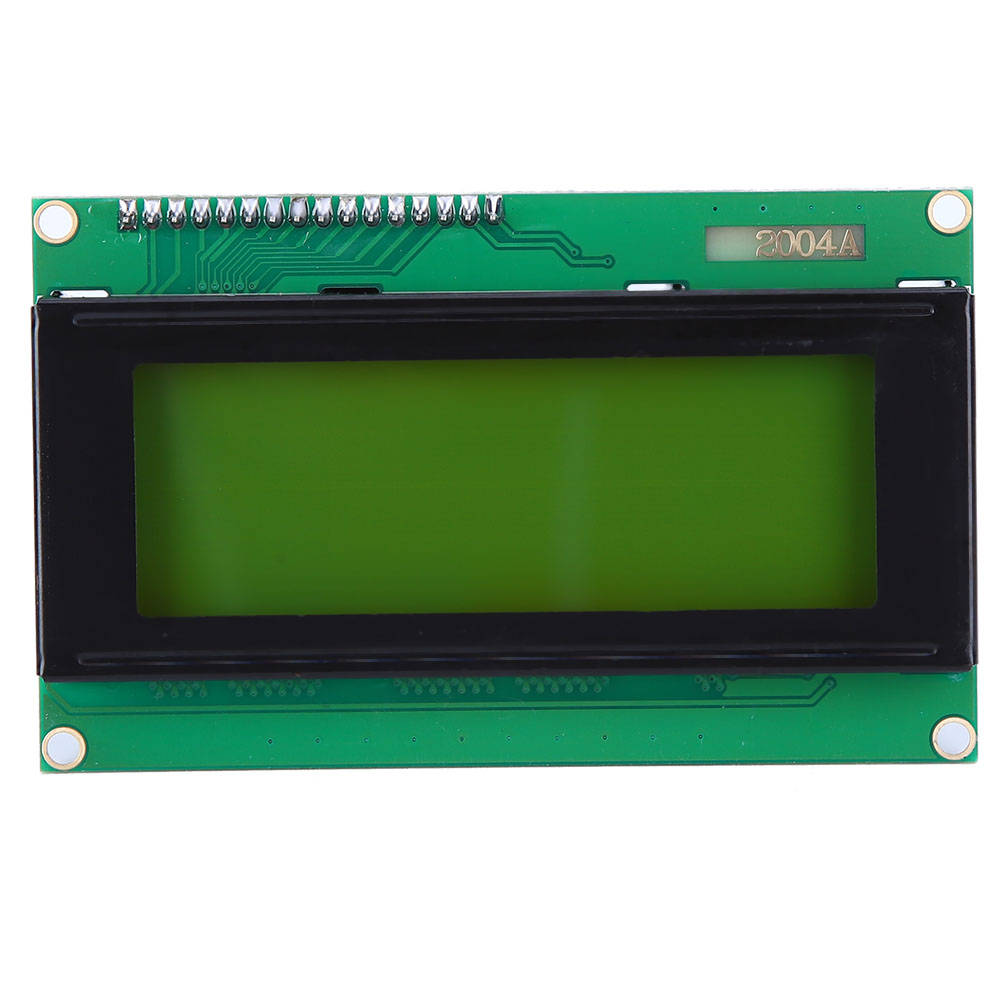 LCD Display Serial Interface Yellow Backlight Wide Viewing Controller ...