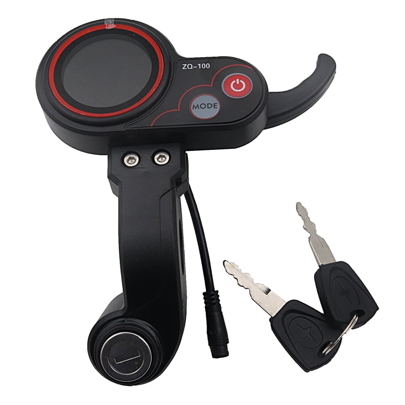 LCD Display ZQ-100 Electric Scooter Display with Locking Instrument ...
