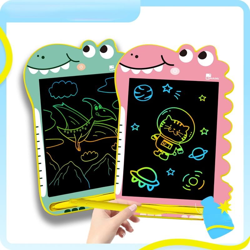 LCD Drawing Tablet for Kids - Dino Writing Tablet Toys,Reusable Electronic Drawing Board ...