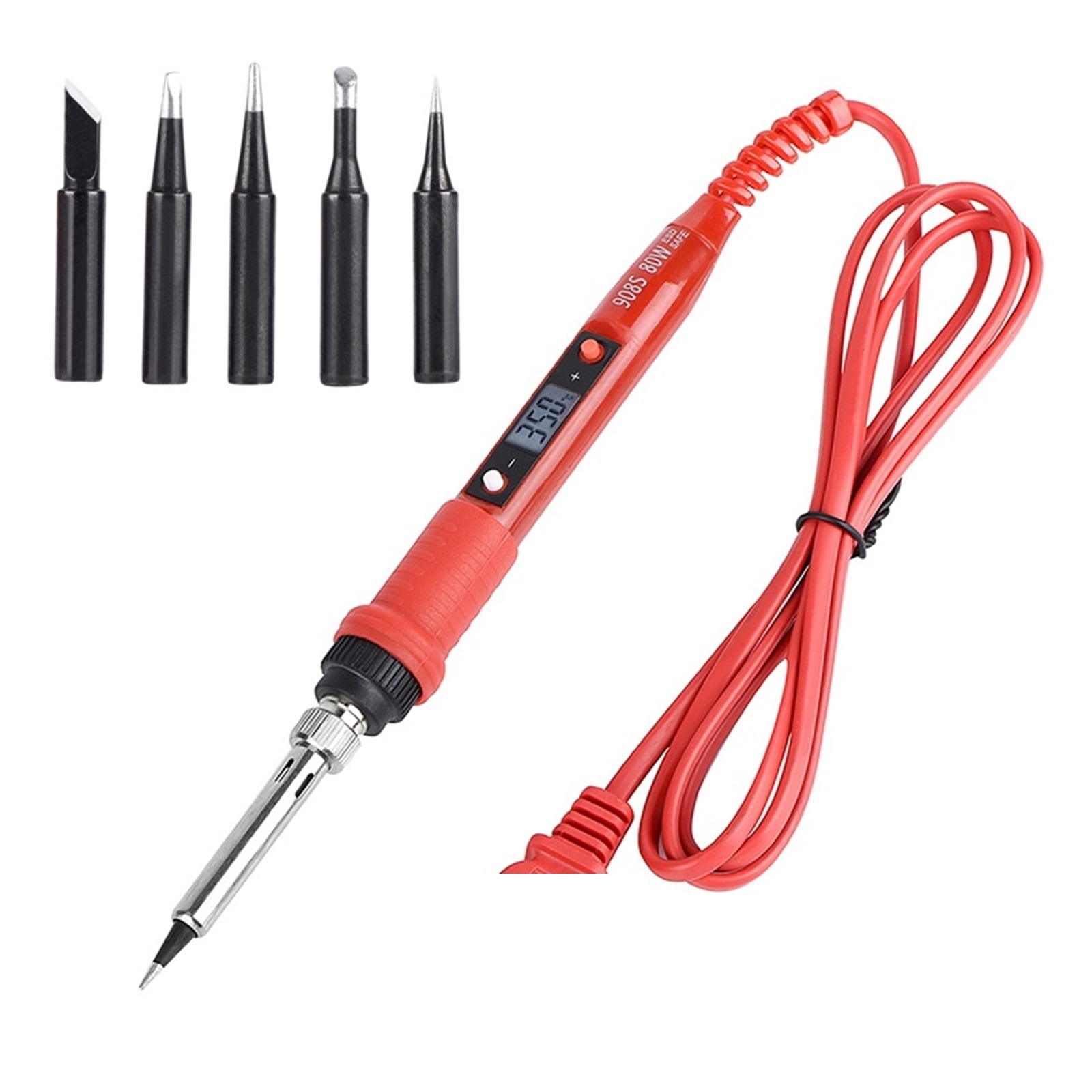LCD Electric Soldering Iron, Adjustable Temperature Solder Iron,With ...
