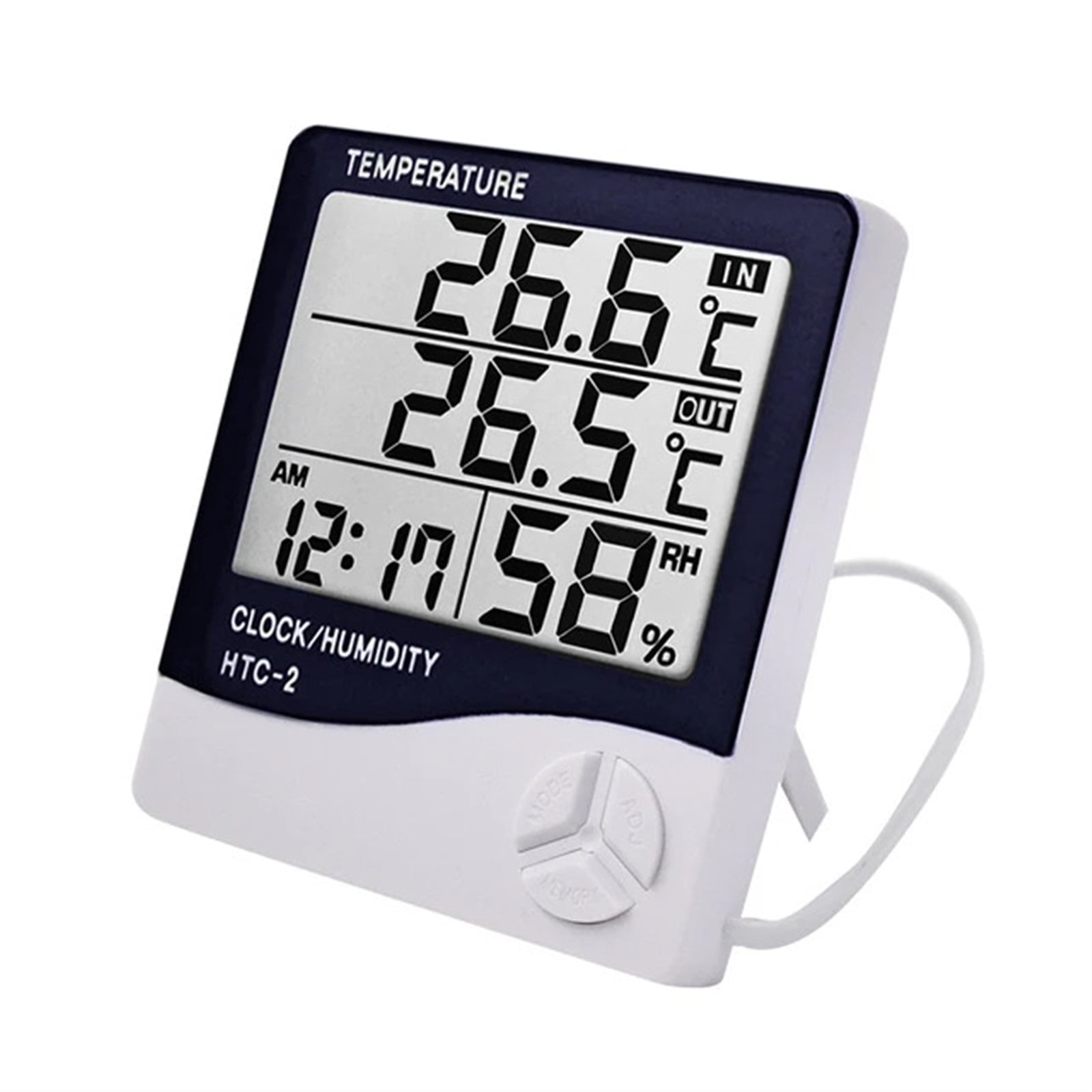 LCD Electronic Digital Temperature Humidity Meter Thermometer ...
