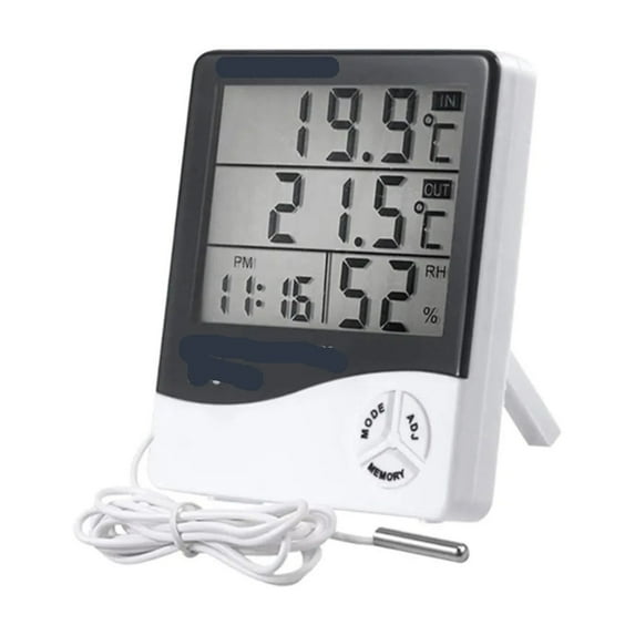 LCD Electronic Humidity Meter Smart Electric Digital Hygrometer ...